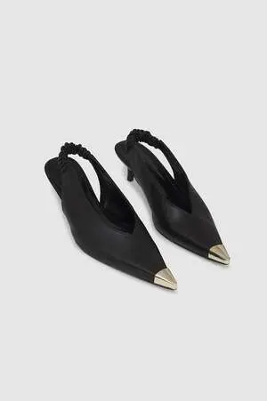 ANINE BING Nina Heels With Metal Toe Cap