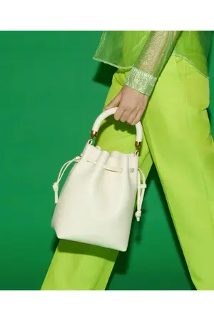 MANSUR GAVRIEL Movimento Mini Bucket Crema