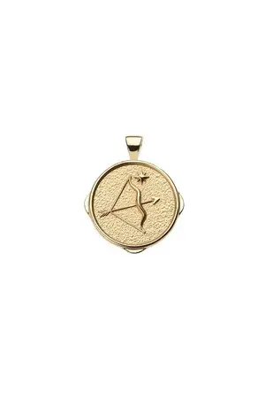 JANE WIN Sagittarius Zodiac Pendant - Gold