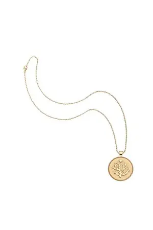 JANE WIN Bermuda Jw Original Pendant Coin - Gold