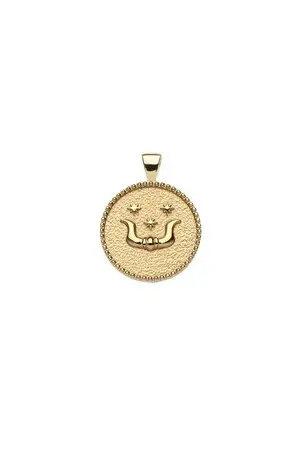JANE WIN Taurus Zodiac Pendant - Gold