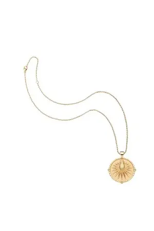 JANE WIN Charleston Jw Original Pendant Coin - Gold