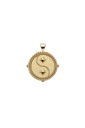 JANE WIN Gemini Zodiac Pendant - Gold