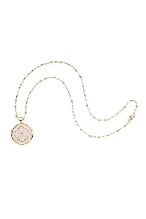 JANE WIN Love Jw Original Pendant Coin - Gold