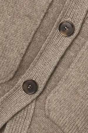 Khaite Scarlet Cashmere Cardigan - Brown