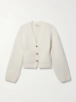 Khaite KHAITE Scarlet Cashmere Cardigan Neutrals