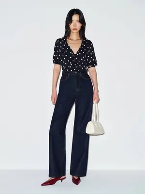 REFORMATION Joelle Top - Black