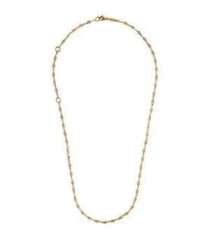 AZLEE Circle Link Chain Necklace - Gold