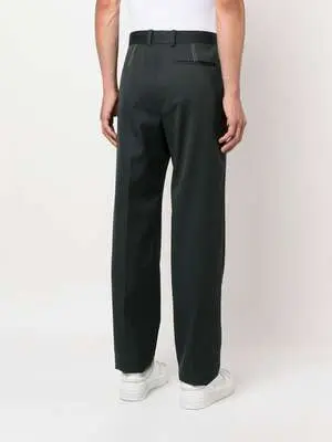 OAMC Straight-leg Trousers With Contrast Stitching