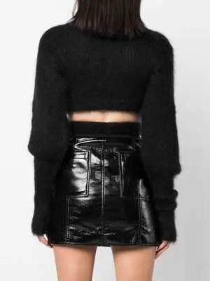 ANDREĀDAMO Cut-out Design Cropped Top