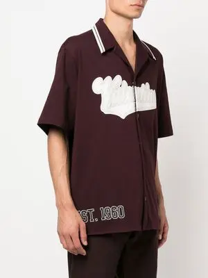 Valentino Garavani Logo-patch Short-sleeve Shirt
