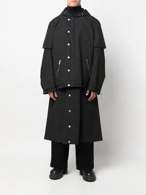 44 LABEL GROUP Single-breasted Mid-length Trench Coat