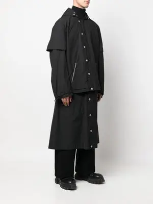 44 LABEL GROUP Single-breasted Mid-length Trench Coat