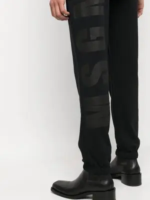 MSGM Logo-print Track Pants - Black