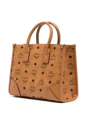 Mcm München Small Tote Bag