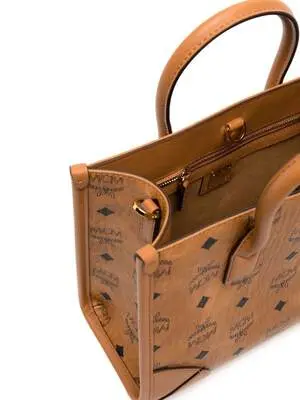 Mcm München Small Tote Bag
