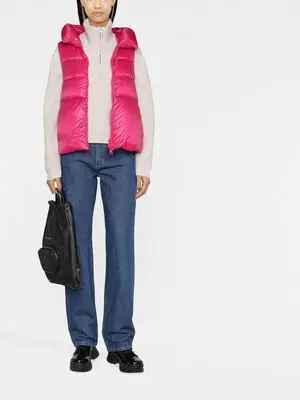 Herno Padded Gilet - Pink