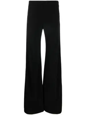 Alberta Ferretti Flared Wide-leg Trousers