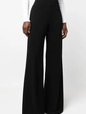 Alberta Ferretti Flared Wide-leg Trousers