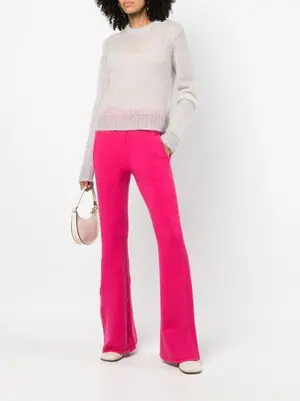 Alberta Ferretti Flared-leg High-waisted Trousers