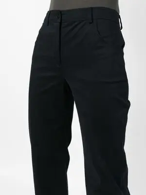 Alberta Ferretti Stretch-cotton Flared Trousers