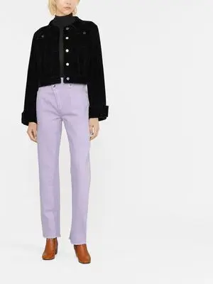 Alberta Ferretti Cotton-blend Cropped Jacket