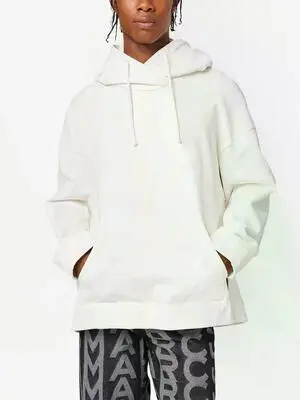 Marc Jacobs Monogram Oversized Drawstring Hoodie - Neutrals