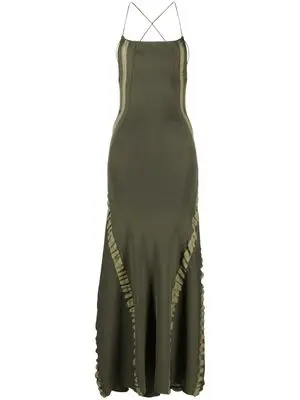 Jacquemus Open-back Ruched Dress