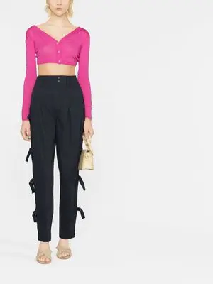 Jacquemus Cropped Button-fastening Cardigan