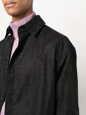 Iceberg Logo-print Long-sleeved Shirt