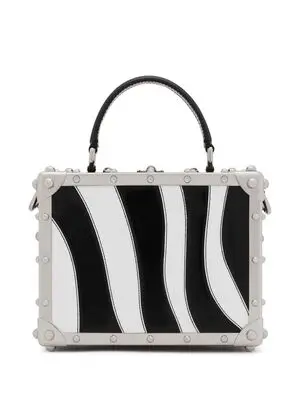 Dolce & Gabbana Dolce Box Zebra-print Bag