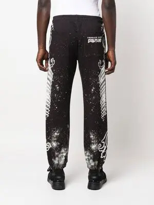 Versace Galaxy-print Cotton Track-pants