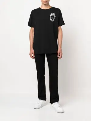 BILLIONAIRE Crest Logo-print T-shirt - Black