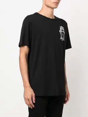 BILLIONAIRE Crest Logo-print T-shirt - Black