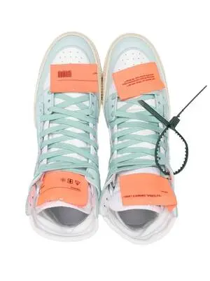 Off-White Zip Tie Lace-up Sneakers