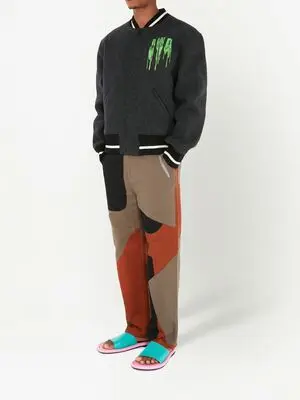 JW Anderson Logo-embroidered Bomber Jacket