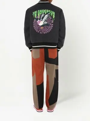 JW Anderson Logo-embroidered Bomber Jacket