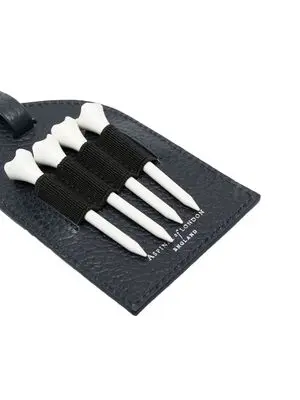 ASPINAL OF LONDON Debossed-logo Golf Tee Holder