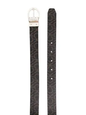 Calvin Klein Engraved-logo Buckle Belt