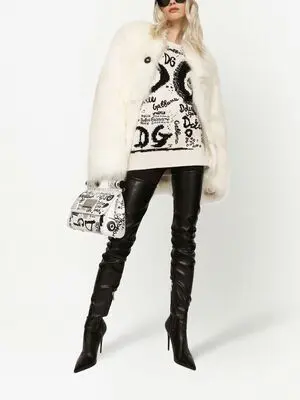Dolce & Gabbana Faux Fur Jacket
