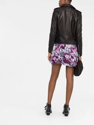 IRO PARIS Notched-lapels Biker Jacket - Black