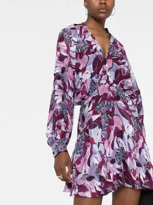 IRO PARIS Darsa Abstract-print Mini Dress
