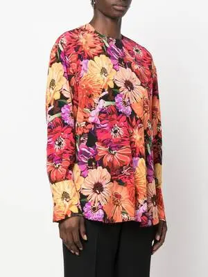 Stella McCartney Floral-print Silk Blouse