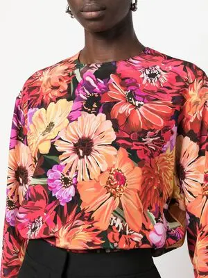 Stella McCartney Floral-print Silk Blouse
