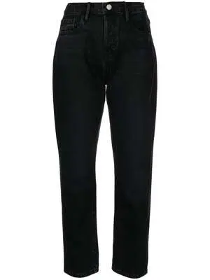 FRAME Tapered High-waist Jeans
