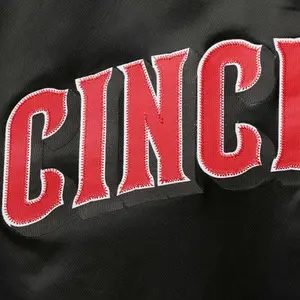 PRO STANDARD Cincinnati Reds Wordmark Satin Full-snap Jacket