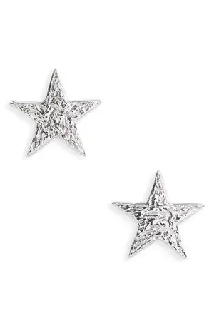 Gorjana Star Stud Earrings - Silver