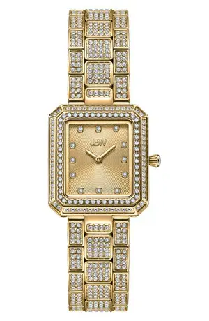 JBW JBW Arc Diamond Bracelet Watch Gold