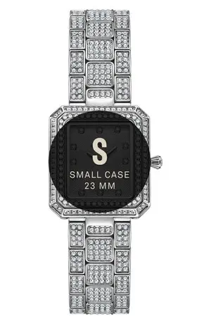 JBW Diamond And Crystal Accent Bracelet Watch - Silver