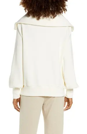 Varley Vine Ottoman Half Zip Pullover - Ivory